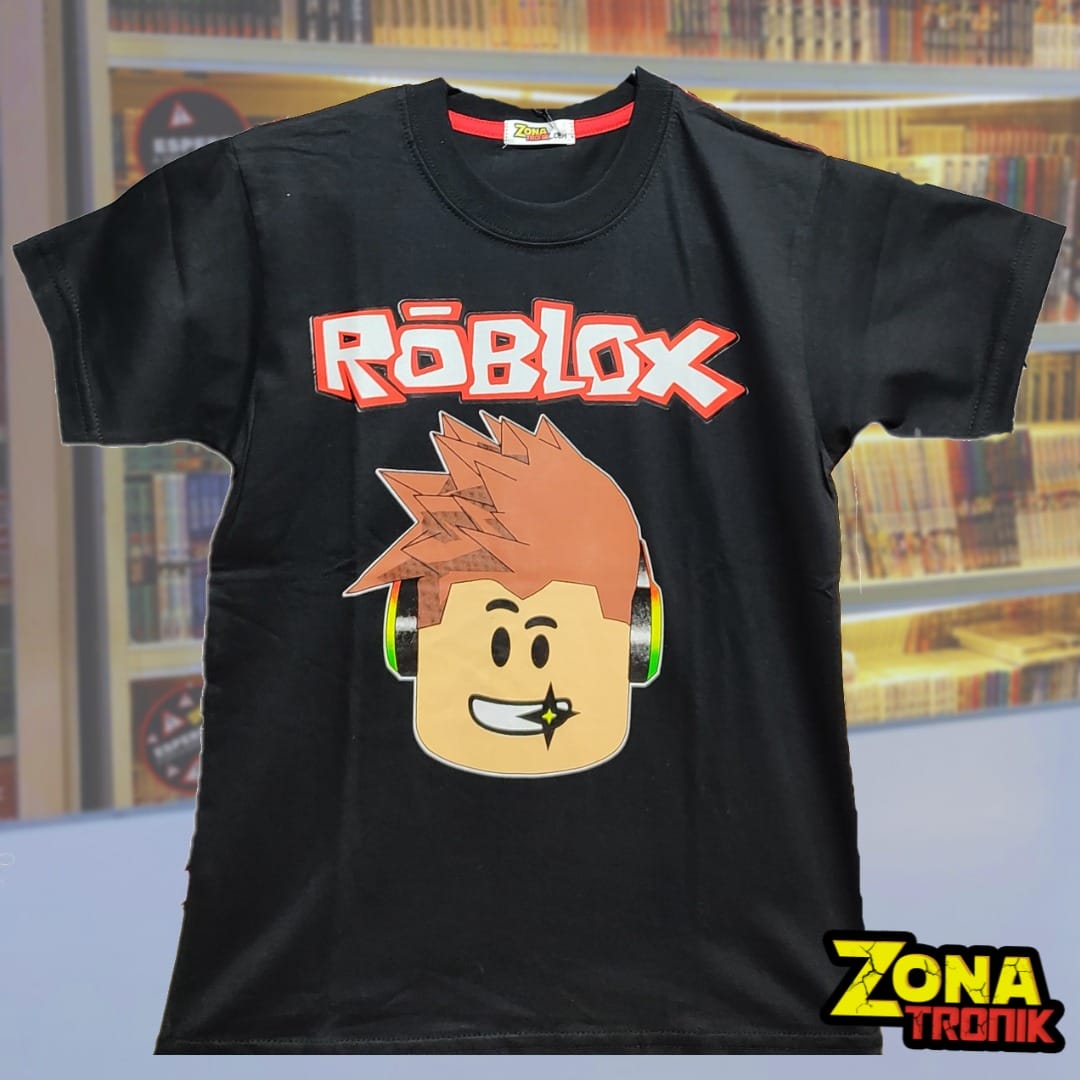 REMERA TALLE 10 ROBLOX (NEGRO)