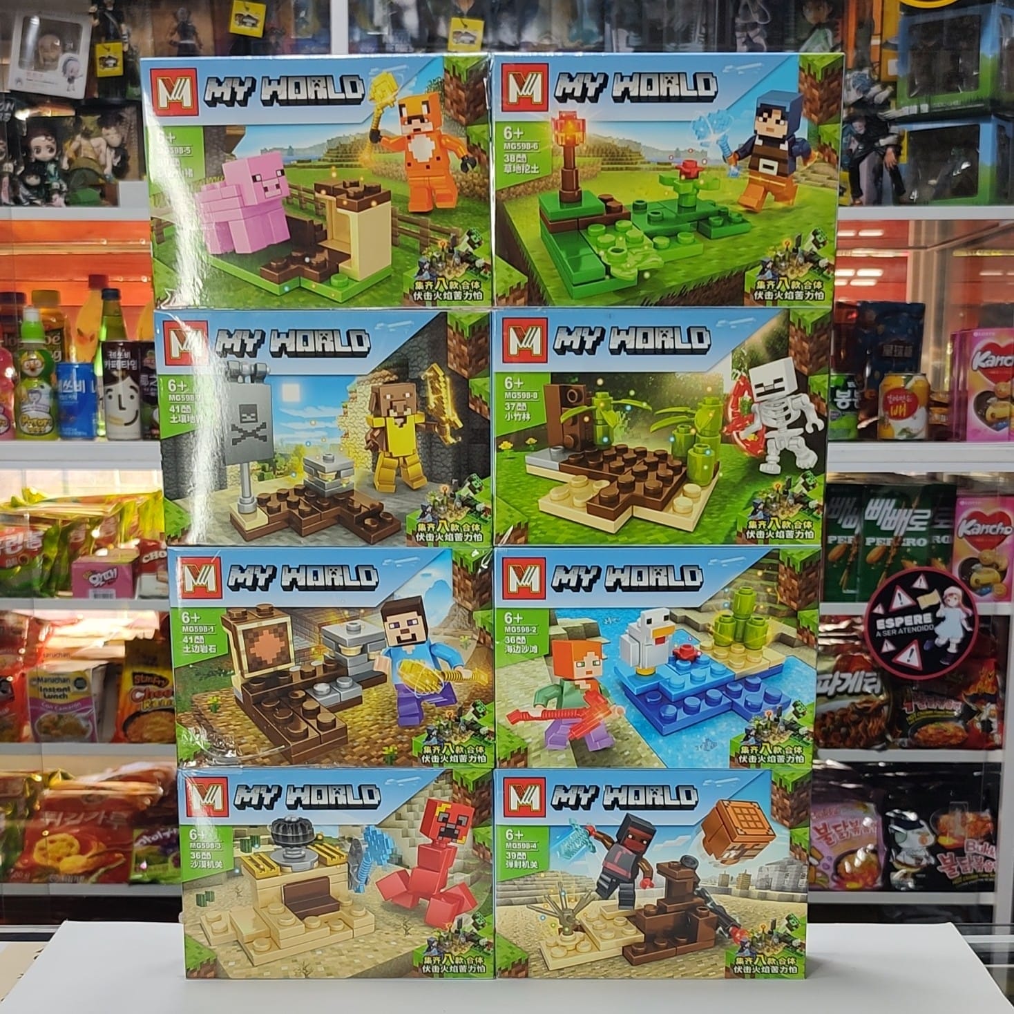 Lego My Word x 8 Enredaderas de llama de emboscada