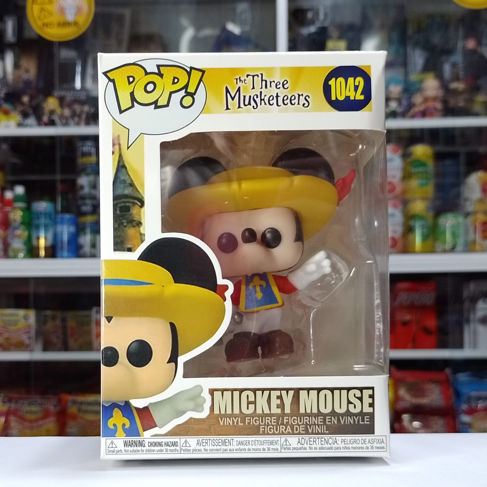 Funko Pop Mickey Mouse mosquetero