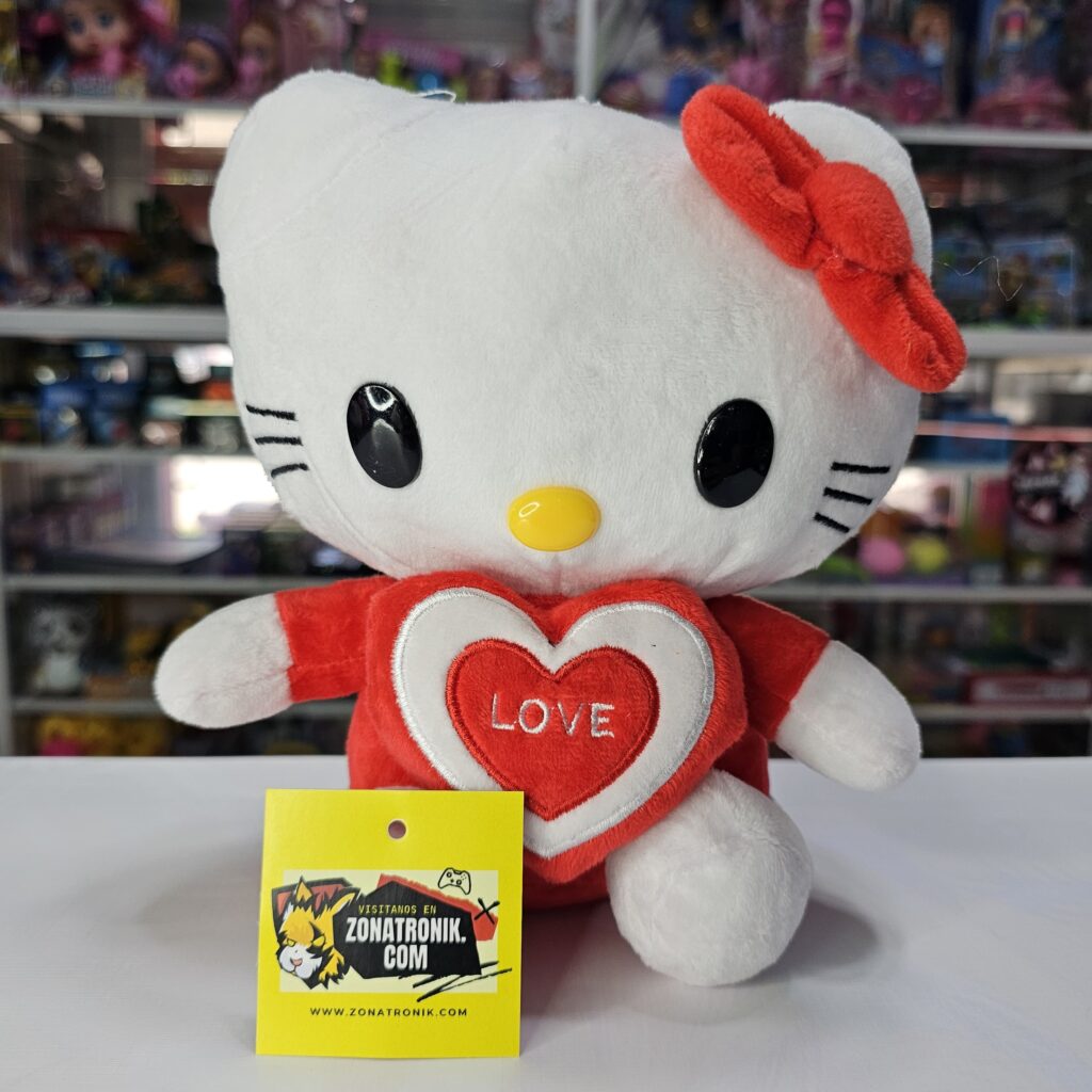 PELUCHE HELLO KITTY LOVE ROJA – SANRIO