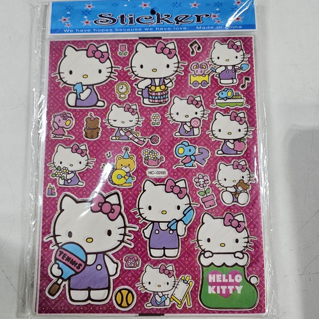 Plancha Stickers Hello Kitty
