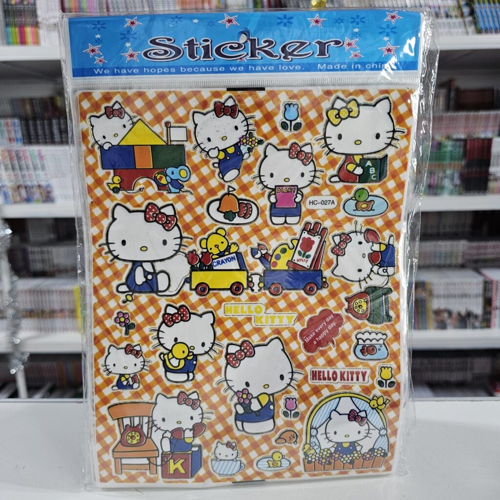 Plancha Stickers Hello Kitty