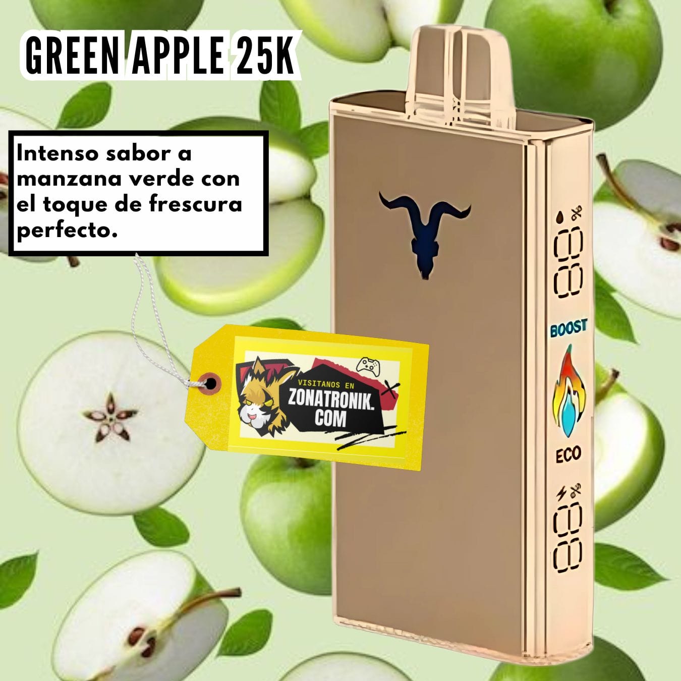 IGNITE V250 GOLD GREEN APPLE