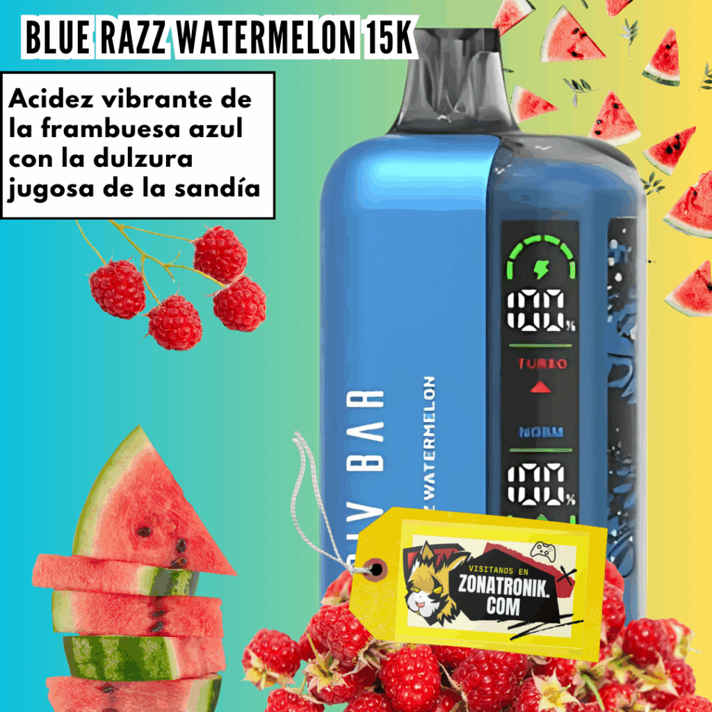 SMOK PRIVBAR 15K BLUE RAZZ WATERMELON