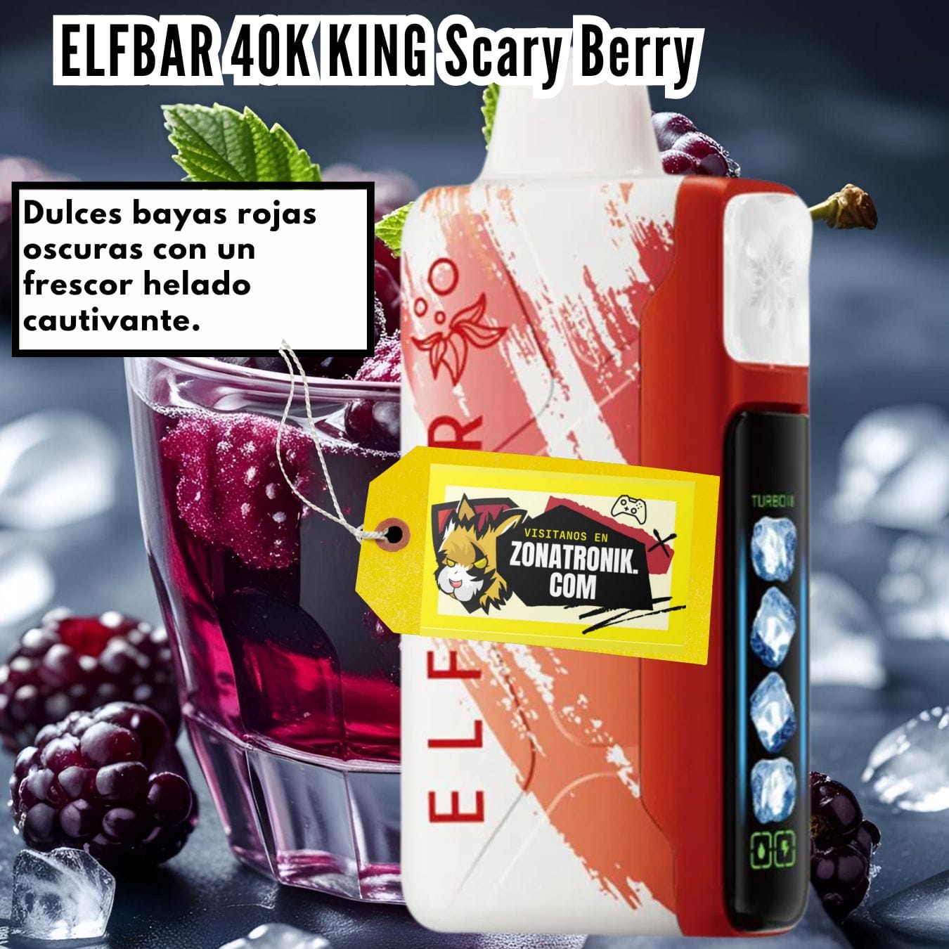 ELFBAR 40K KING Scary Berry