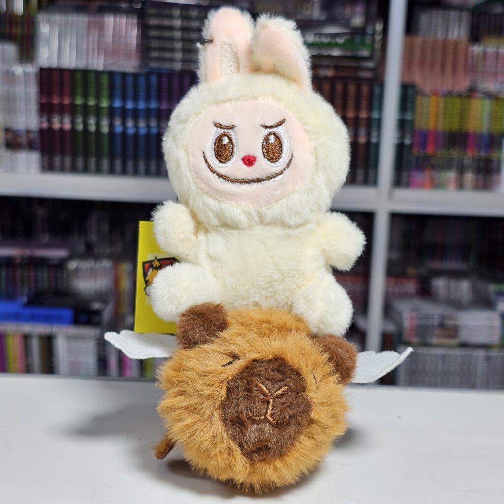 Peluche Labubu & Capybara Vainilla